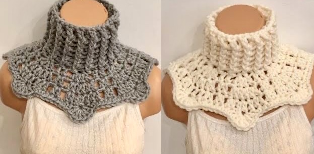 Crochet Neck Warmer - Knit and Crochet Design